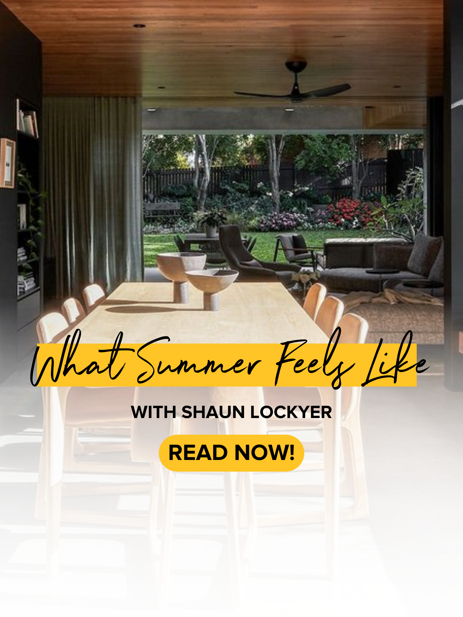 Summer with Lockyer Architects